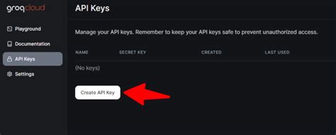 how to set up the groq api key in ai content labs
