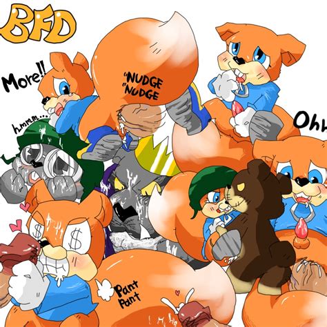 Rule 34 Conker Conkers Bad Fur Day Male Only Naizoubou Panther King Rodent Rodent Conker