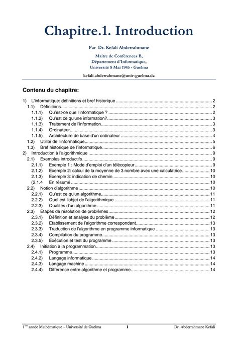 Solution Chapitre 1 Introduction Algorithme Studypool Solution Chapitre 1 Introduction Algorithme Studypool