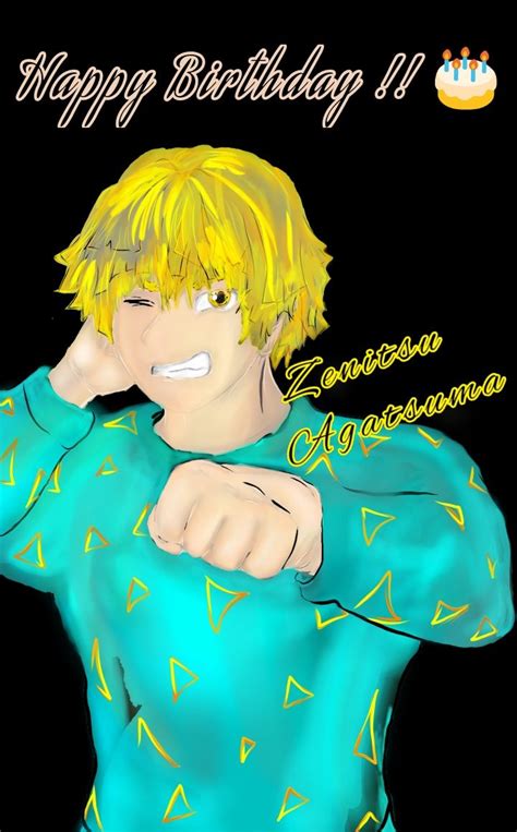 Zenitsu Birthday Artwork