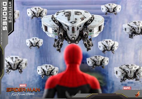 Spider Man Far From Home 1 6 Scale Mysterios Drones Replica Spider Man