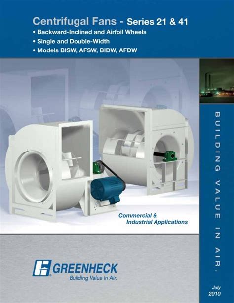 Greenheck Fan Fundamentals D299 Pdf 43 Off