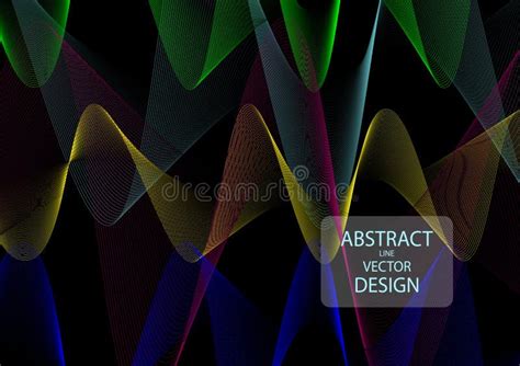 Abstract Vector Background Abstract Vector Colorful Wave Lines Abstract Line Vector Design