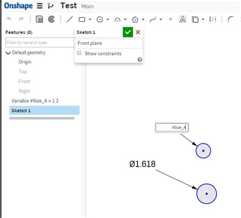 Sketch Equations — Onshape