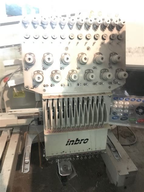 Inbro 1 Head 10 Needle 10 Color Embroidery Machine