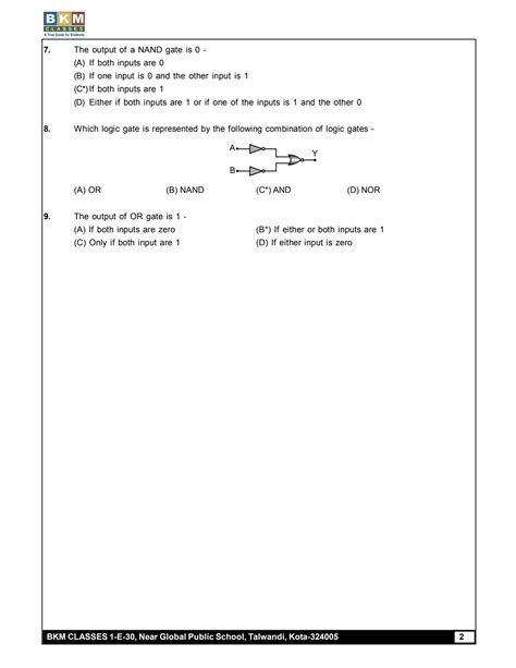SOLUTION Logic Gates Exercise Studypool