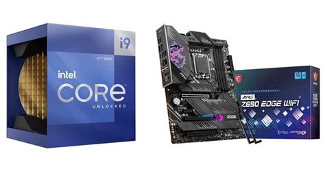 Intel Core I9 CPU MSI MPG Z690 Edge Wi Fi Gaming Motherboard Bundle Is 143 Off