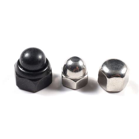 M3 M4 M5 M6 M8 M10 Black White Nylon Acorn Dome Nut Plastic Metric Hex Domed Cap Nuts China M3