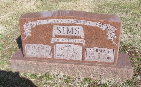 William Wilson Sims 1918 1990 Find A Grave Memorial