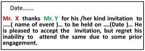 Formal Reply Format Class 12