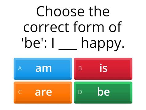 Basic Grammar Quiz Cuestionario