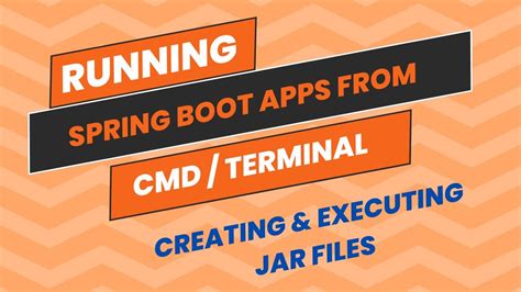 Running Spring Boot Apps From Commandterminal And Creating Jar File And Executing Jar Youtube