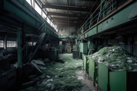 Environmental Safety Industry Plant For Sorting And Processing Plastic