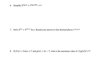 Solved Simplify Log Log Solve X X For Chegg Com