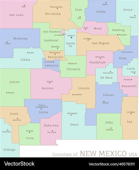 Administrative Divisions Map Of Mexico