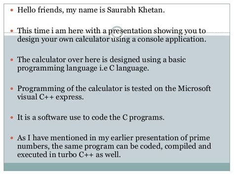 Calculator Using C Language