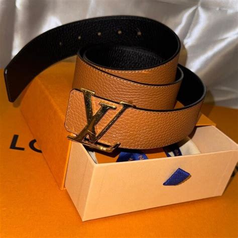 Louis Vuitton Accessories Louis Vuitton Taurillon Calfskin Belt Lv