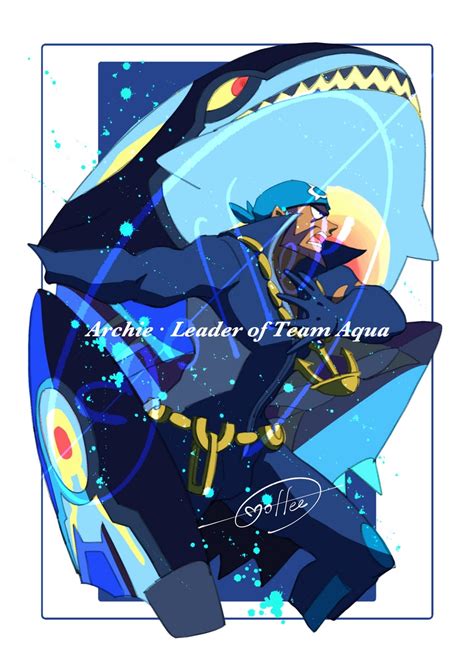 Kyogre Archie Sharpedo Primal Kyogre And Mega Sharpedo Pokemon And 1 More Drawn By