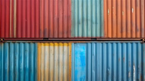 Exquisite Array Of Container Textures Background Container Cargo