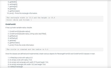 solved program description create an abstract class called