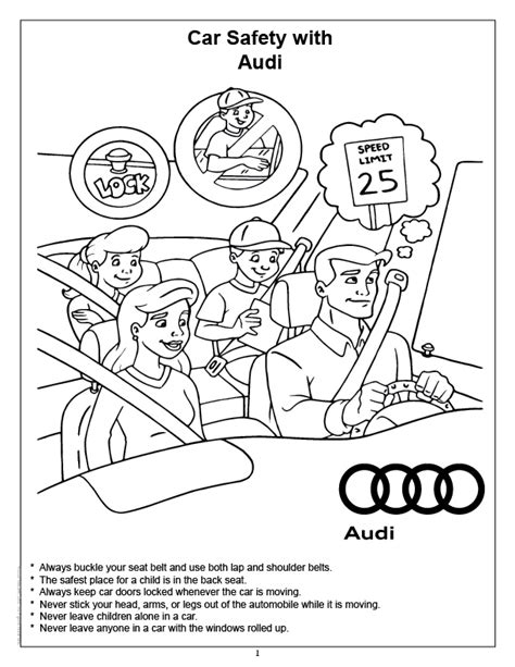 Audi Car Coloring Pages Coloring Nation
