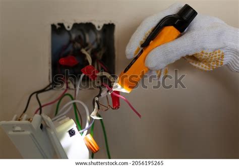 Electrician Replacing Wall Switch Diy Project Stock Photo 2056195265 Shutterstock