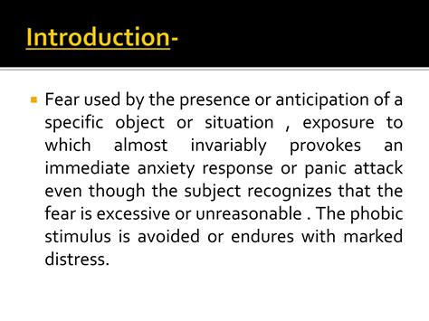 Phobiapptx Its Classification And It Management Pptx