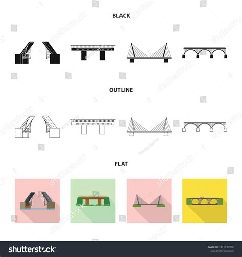 Vector Design Connection Design Icon Set Stock Vector Royalty Free 1411138988