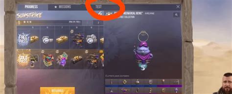Theres A Test Option Alongside With The Missions Tab In The Release