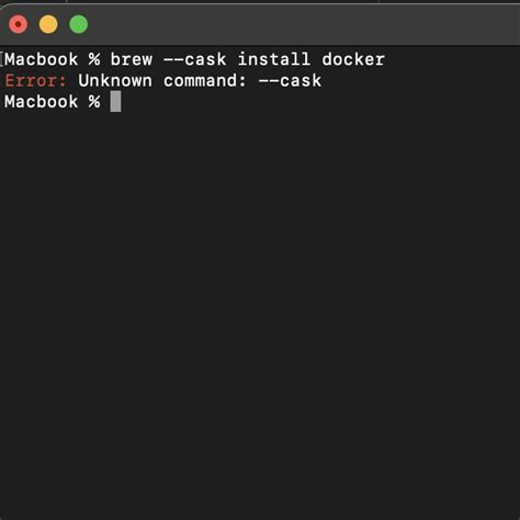 Fix Error Unknown Command Cask Homebrew Code2care