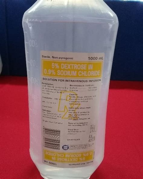 5 Dextrose Saline 1000ml 1 Bottle Nabbies Trading Company