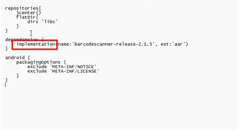 Could Not Find Method Compile For Arguments Name Barcodescanner