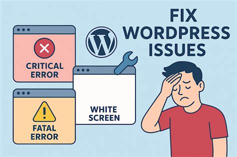 Fix Wordpress Issues Critical Error White Screen Fatal Error By Hanzalanoori6 Fiverr