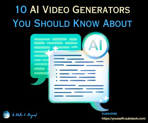 10 Ai Video Generators You Should Know About By Youssef Hosni Level