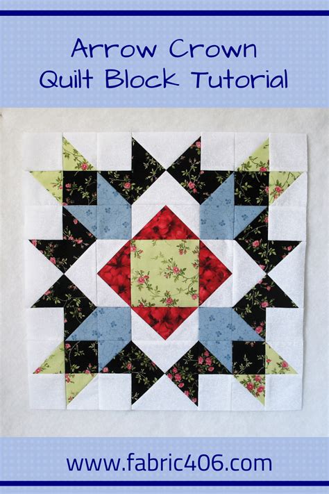 Arrow Block Quilt Pattern At Loretta Burroughs Blog