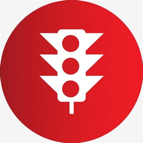 Vector Traffic Signal Icon Traffic Signal Icon Signal Transport Png And Vector With
