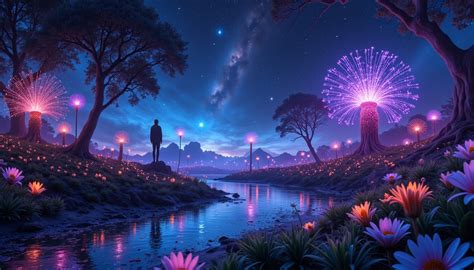 Free Celestial Garden Dreamscape Photo Cosmic Garden Luminous
