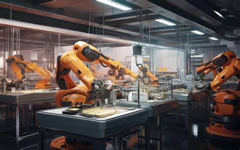 Premium Ai Image Robotics Laboratory With Autonomous Machines