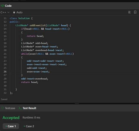 Eman Iftikhar On Linkedin Leetcode Coding Dsa Linkedlist Algorithms