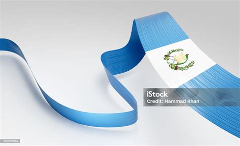 과테말라의 3d 깃발 3d 반짝이는 물결 치는 과테말라 리본 깃발 흰색 배경 3d 일러스트 레이 션 0명에 대한 스톡 사진 및 기타 이미지 Istock