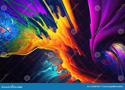 Vibrant And Colorful Abstract Background Image That Embodies Energy And Movement Generative Ai
