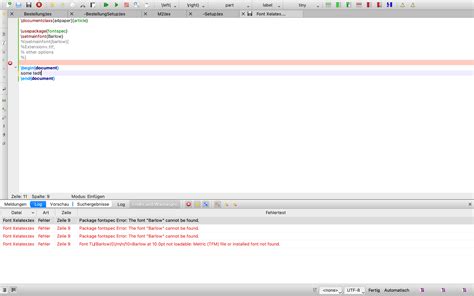 Font Problem Empty Folder Usrlocaltexlivetexmf Local And No