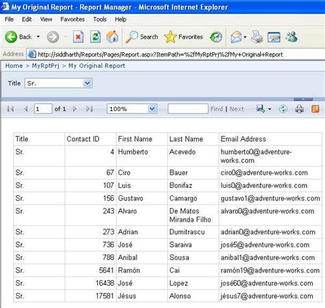 Ssrs Linked Reports Example