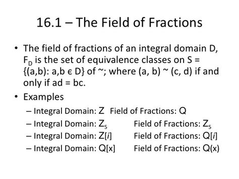integral domains