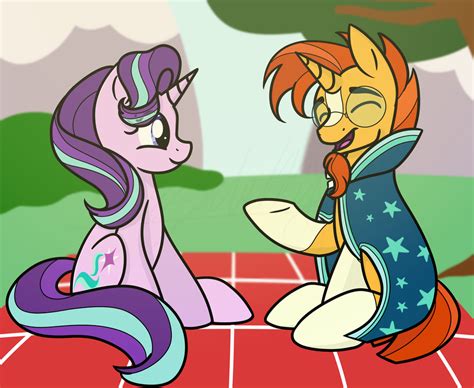 Starlight Glimmer And Sunburst By Bluerainbow On Deviantart