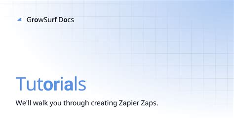Tutorials Growsurf Docs