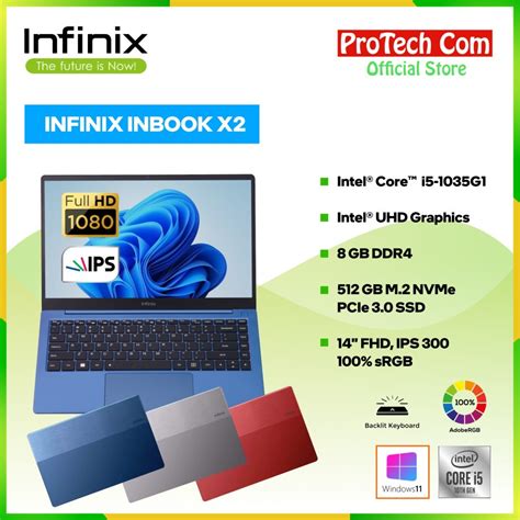 Jual Laptop Infinix X I G Gb Ssd Gb Srgb Fhd Ips W Shopee Indonesia