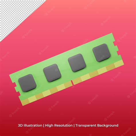 Premium Psd Random Acces Memory Computer Ram 3d Illustration