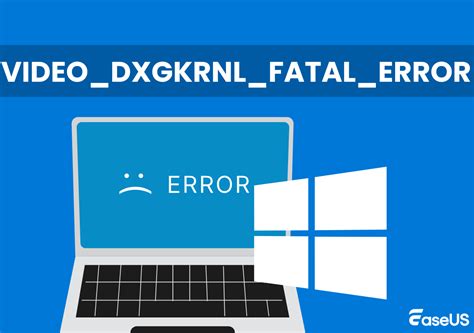 So Beheben Sie Den Stop Fehler Videodxgkrnlfatalerror In Windows 6 Fehlerbehebungen Easeus