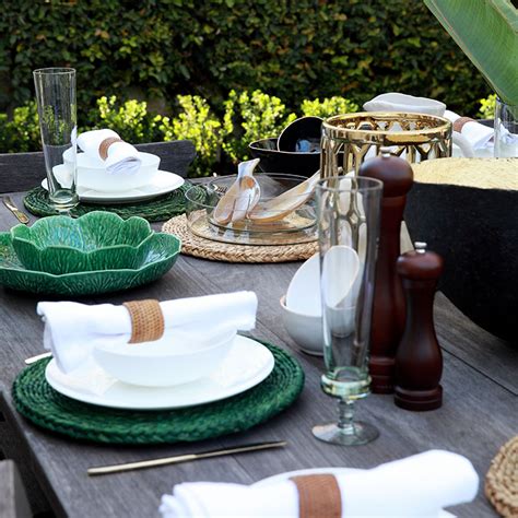 Bespoke Home Natural Woven Grass Placemats Set Of 2